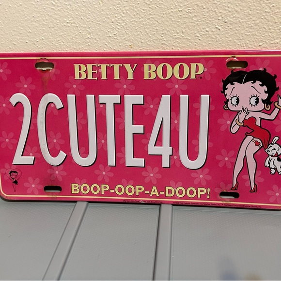 Betty Boop | Accessories | License Plate | Poshmark